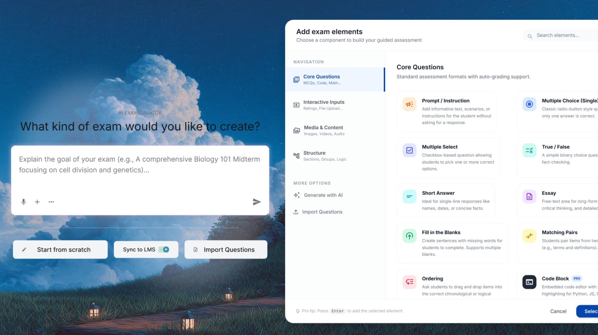 AI Question Generator | Create Exams and Quizzes Instantly